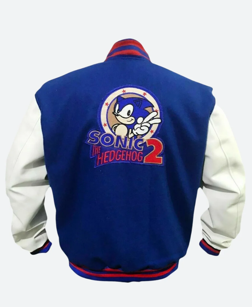 Sonic The Hedgehog Letterman Varsity Bomber Jacket - Buy Jackets Online ...